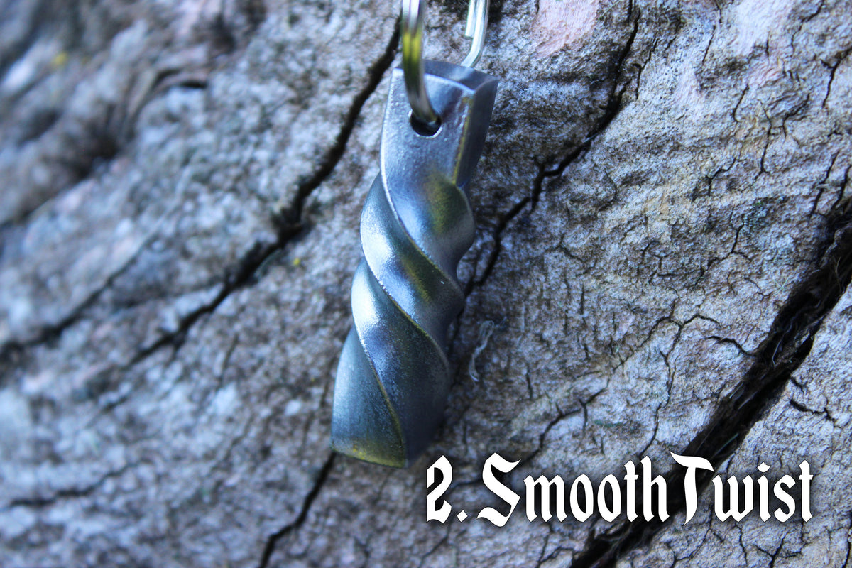 Hand forged steel key chain Groomsmen gifts Birthday Anniversary Weddi ...