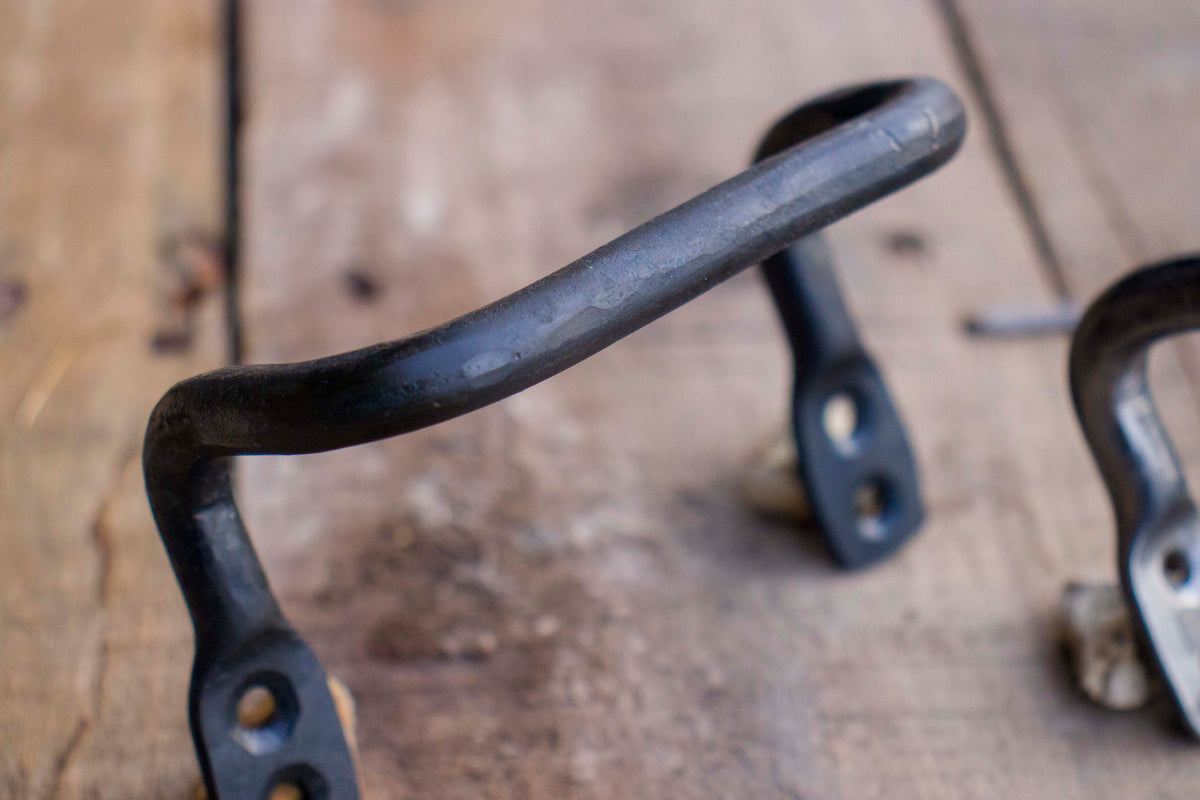 Hand Forged Heavy Duty Side Mount Handle (1 Pair) – Gomer's Workshop